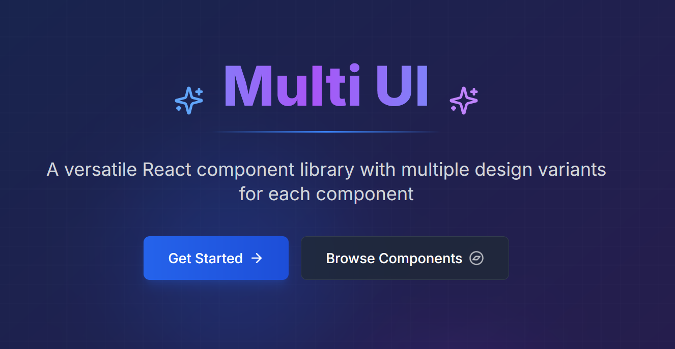 Multi UI – Animated React Components
